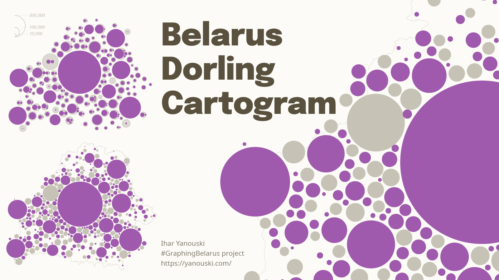 Belarus Dorling Cartogram | Ihar Yanouski